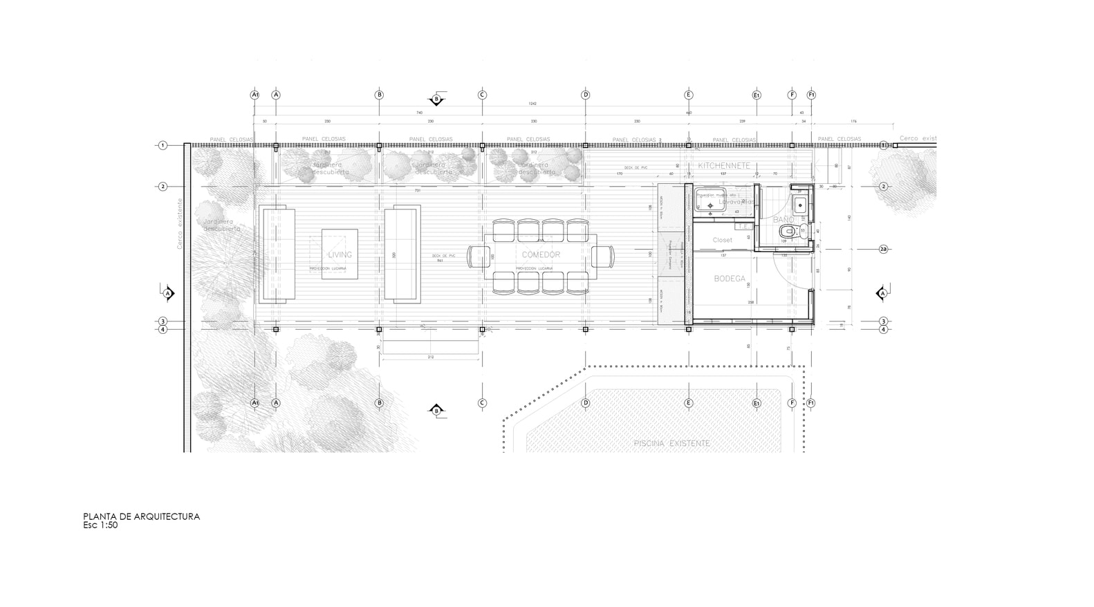 Diseño de pergola para el fondo de tu casa - Mundo Fachadas